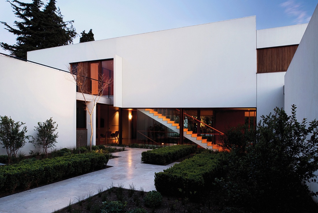 Placed in Santiago’s east coast (Chili), The Fray Leon House is a ...