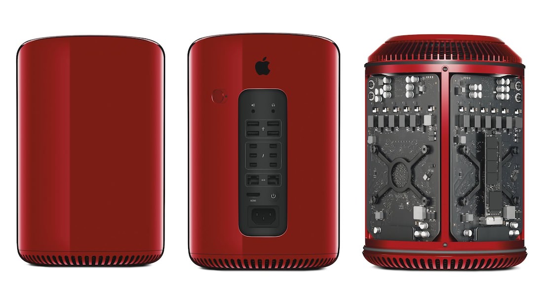 The Mac Pro Red, it’s an extravagant design, between modernity and elegance