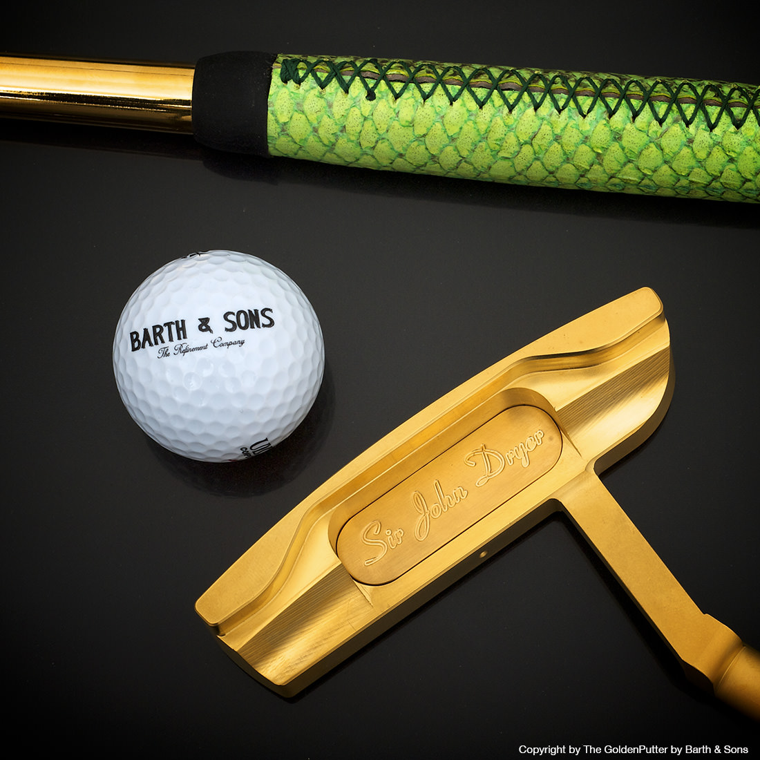 The GoldenPutter by Barth & Sons : the ultimate golf equipment