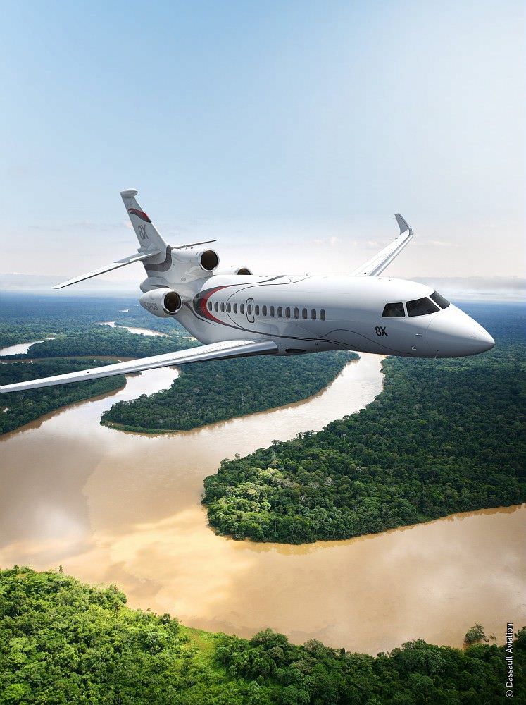 The Falcon 8X by Dassault: the Longest Falcon Ever