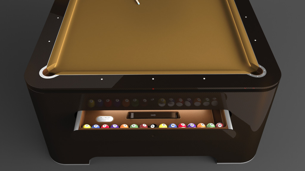 Elysium Pool Table: the connected and futuristic pool table
