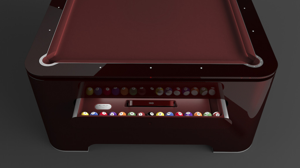 Elysium Pool Table: the connected and futuristic pool table