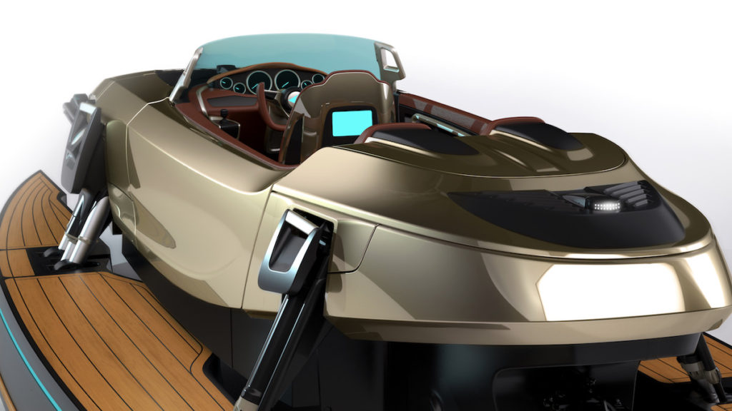 Kormaran: both floating, gliding and flying powerful vessel