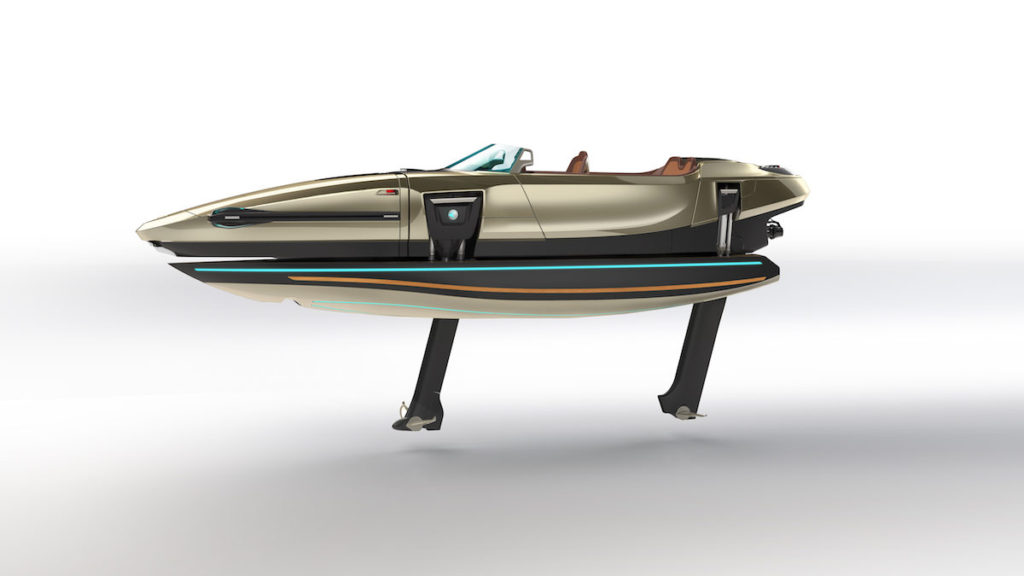 Kormaran: both floating, gliding and flying powerful vessel
