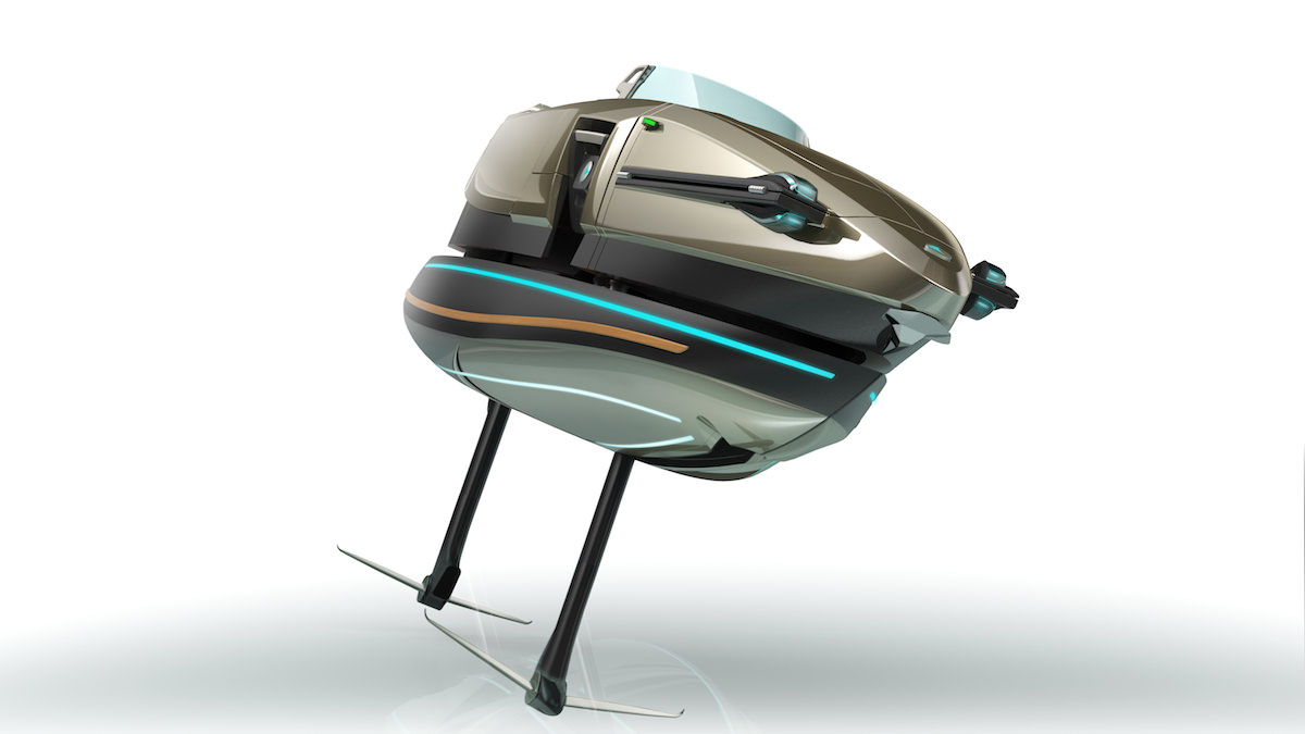 Kormaran: both floating, gliding and flying powerful vessel