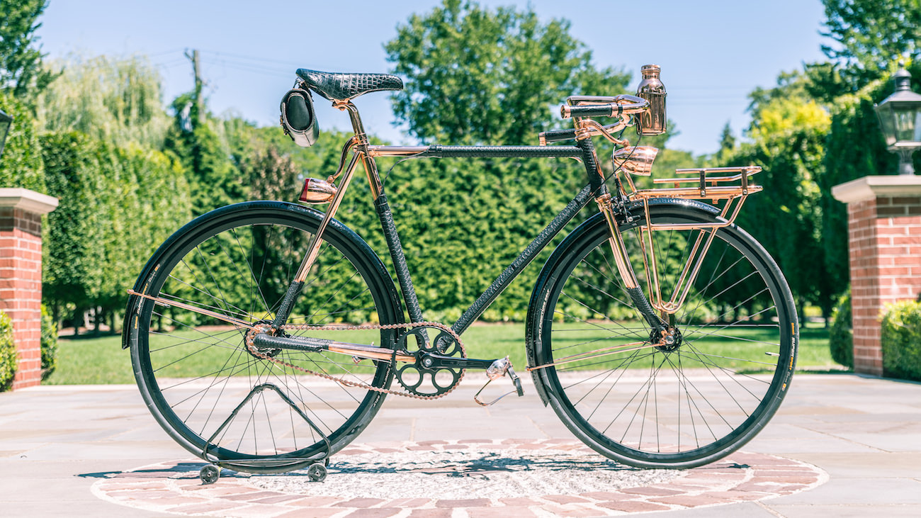 Wheelmen: the copper and python bicycle that costs 35.000 dollars!