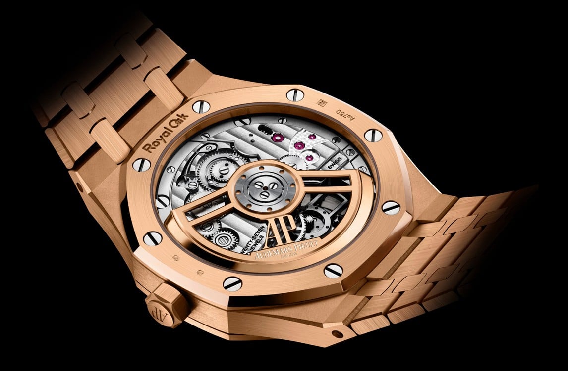 Audemars Piguet dévoile sa nouvelle version Royal Oak en or